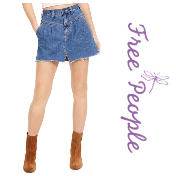 Free People | Skirts | Nwt We The Free Sidecar Mini Skirt | Poshmark